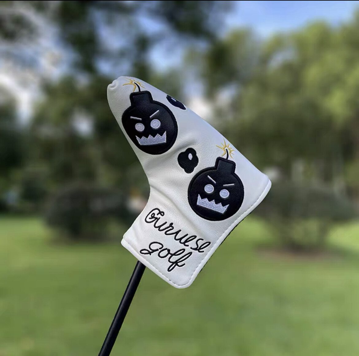 Golf Club Driver Fairway Wood Hybrid Putter Head Cover Bomb Cartoon ...