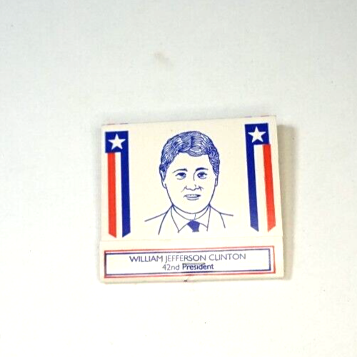 Matchbook Full Unstruck William Jefferson Clinton 42nd President ...