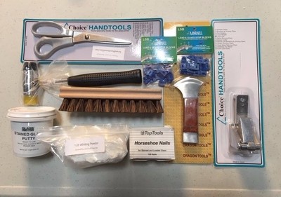Stained Glass Lead Came Tool Kit (9 Items) for Stained Glass Work | eBay