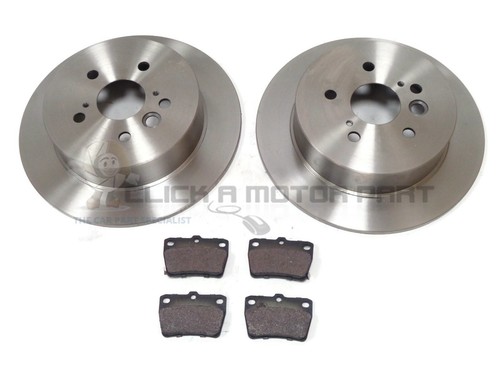 REAR 2 BRAKE DISCS & PADS SET FOR TOYOTA RAV4 RAV 4 MK2 2000-2006 2.0 ...