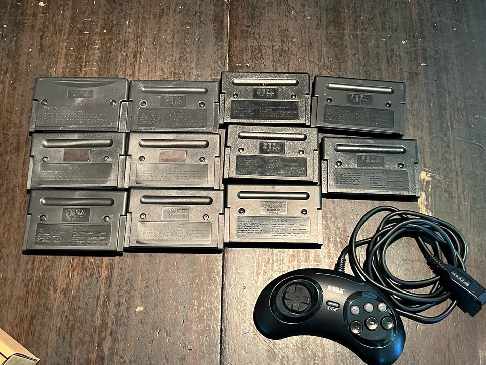 VTG 90's Sega Genesis System Bundle 6 Pak 32x Console 18 Games Video ...