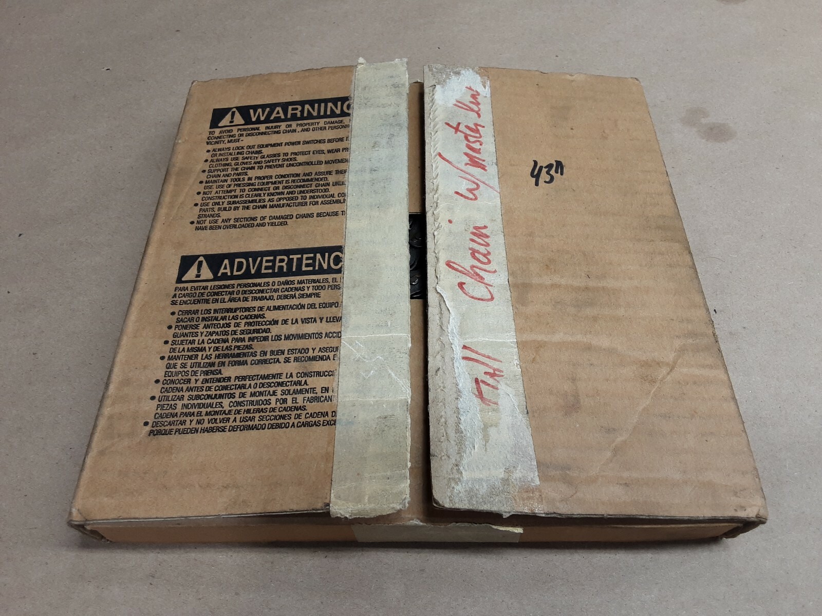 LINK-BELT RC40 RIV ROLLER CHAIN 43'' RC40RIV #44B53PR3RM | eBay