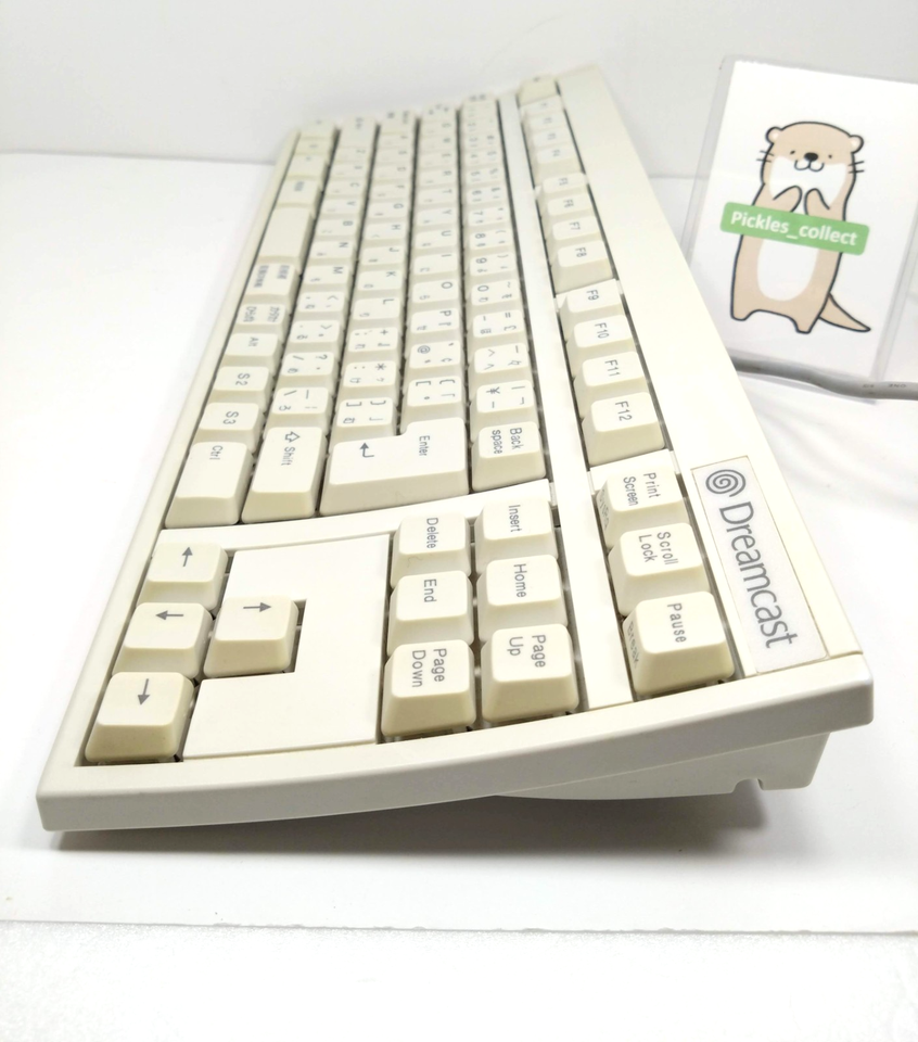 Dreamcast Keyboard White HKT-7600 Keyboard only Tested SEGA Official DC ...
