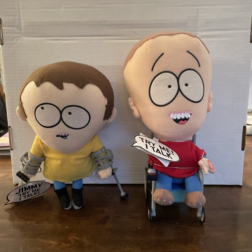 SOUTH PARK 2 Piece Set Timmy and Jimmy Plush Talking Toy Dolls Tested ...