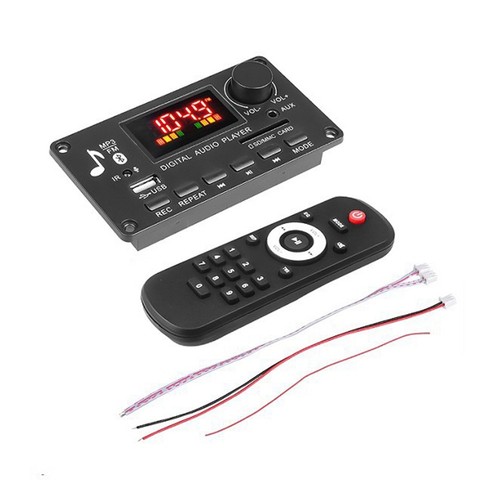 Color Screen MP3 Player Decoder Board 2X40W Amplifier Call Recording BT ...