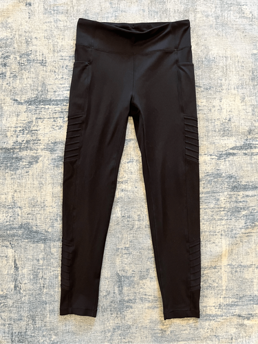 Athleta Girl Black Moto-vating Tight w Pockets Girls XXL / 16 | eBay