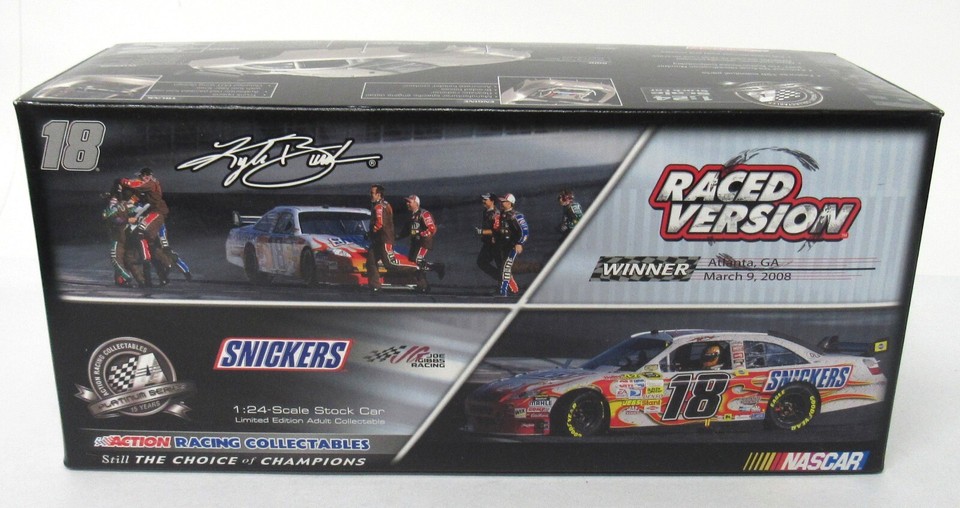 Action Platinum 1:24 Kyle Busch #18 Snickers Atlanta Winner 2008 Raced ...