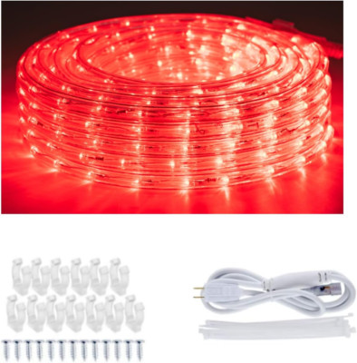 Red LED Rope Strip Lights, Outdoor, Indoor, 432Leds 40Ft/12M ...