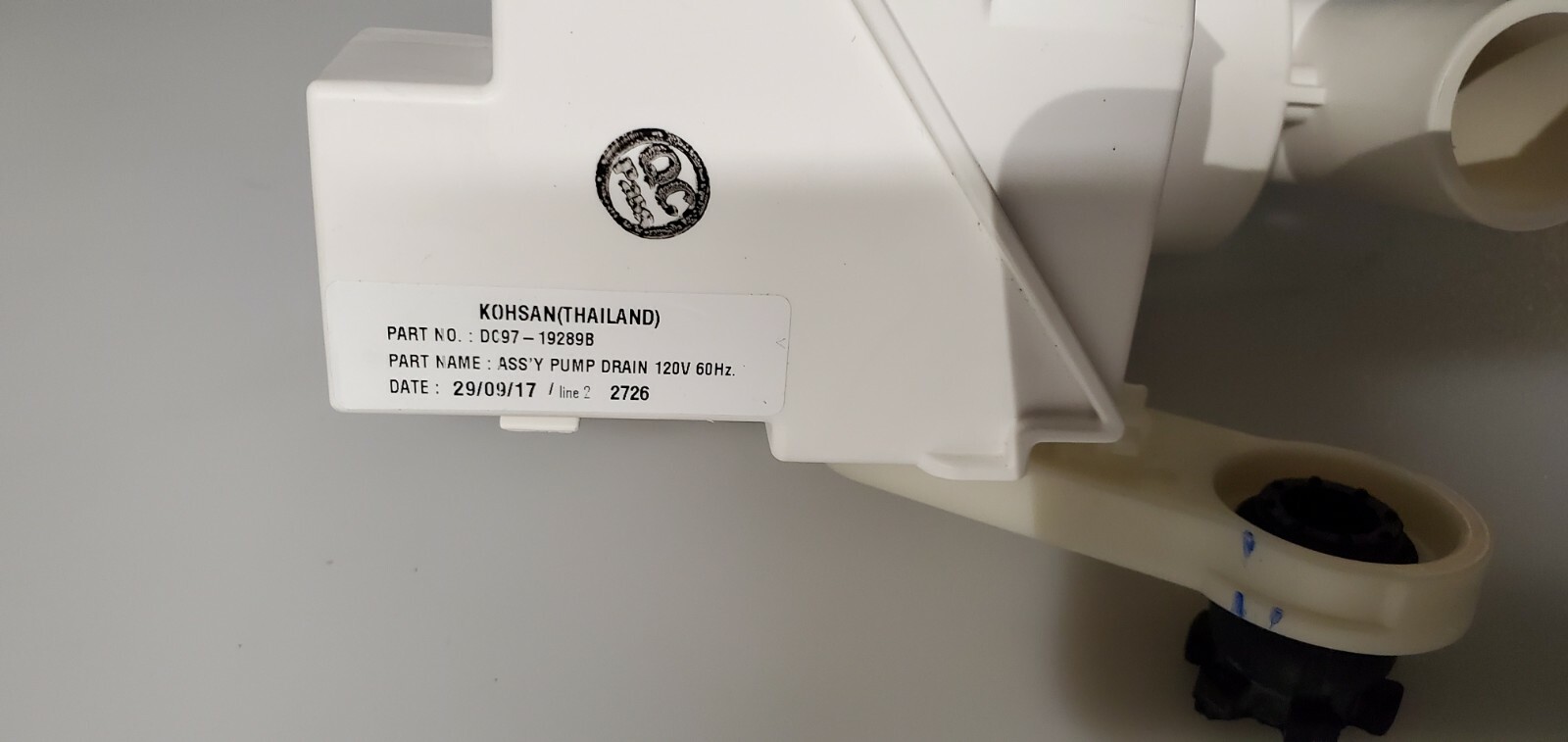 DC97-19289B, DC97-19289H, DC97-19289F, DC97-17366A OEM Samsung Washer ...