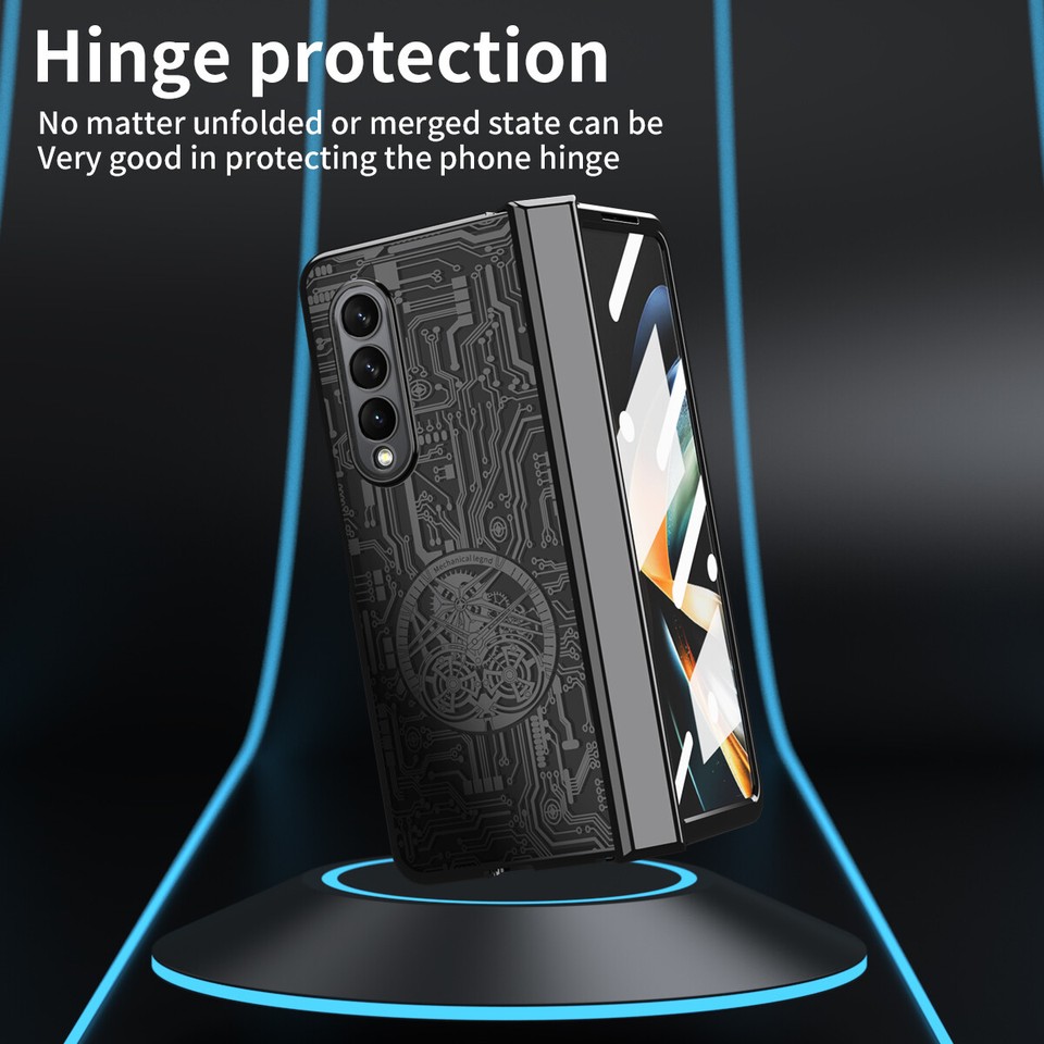 For Samsung Galaxy Z Fold7/Fold6/5/4/3 Fashion Plating Anti-Fall Phone ...