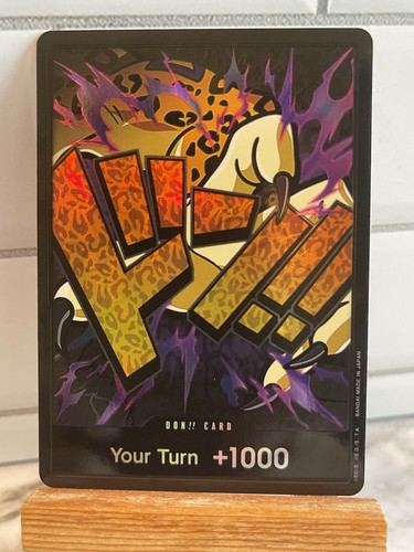 One Piece Card Game PRB-01 The Best Rob Lucci Foil DON!! (ENGLISH) | eBay