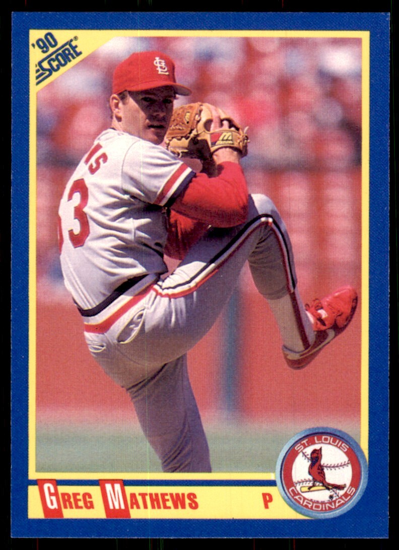 1990 Score Greg Mathews Baseball Cards #537 | eBay