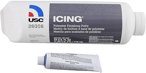 USC 26006 24oz Autobody Icing Polyester Finishing & Glazing Putty w ...