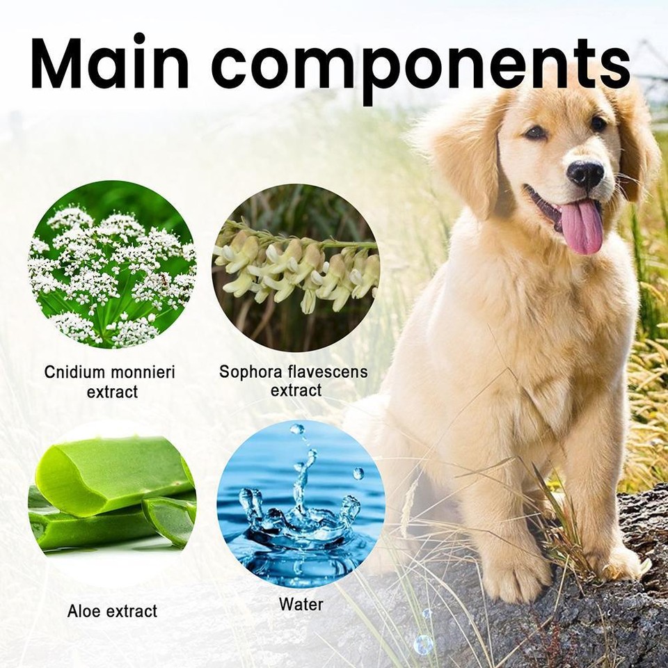 Dog&Cat Hair Regrowth Spray Pet Hair Loss Treatment Promote Furs Hair ...