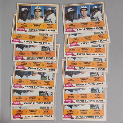 LOT x 16 - 1981 Topps baseball #479 Tim Rinaes Rookie Expos HOF | eBay
