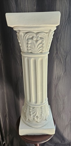 28 Inches Plaster Greek Roman Column Pedestal Stand | eBay