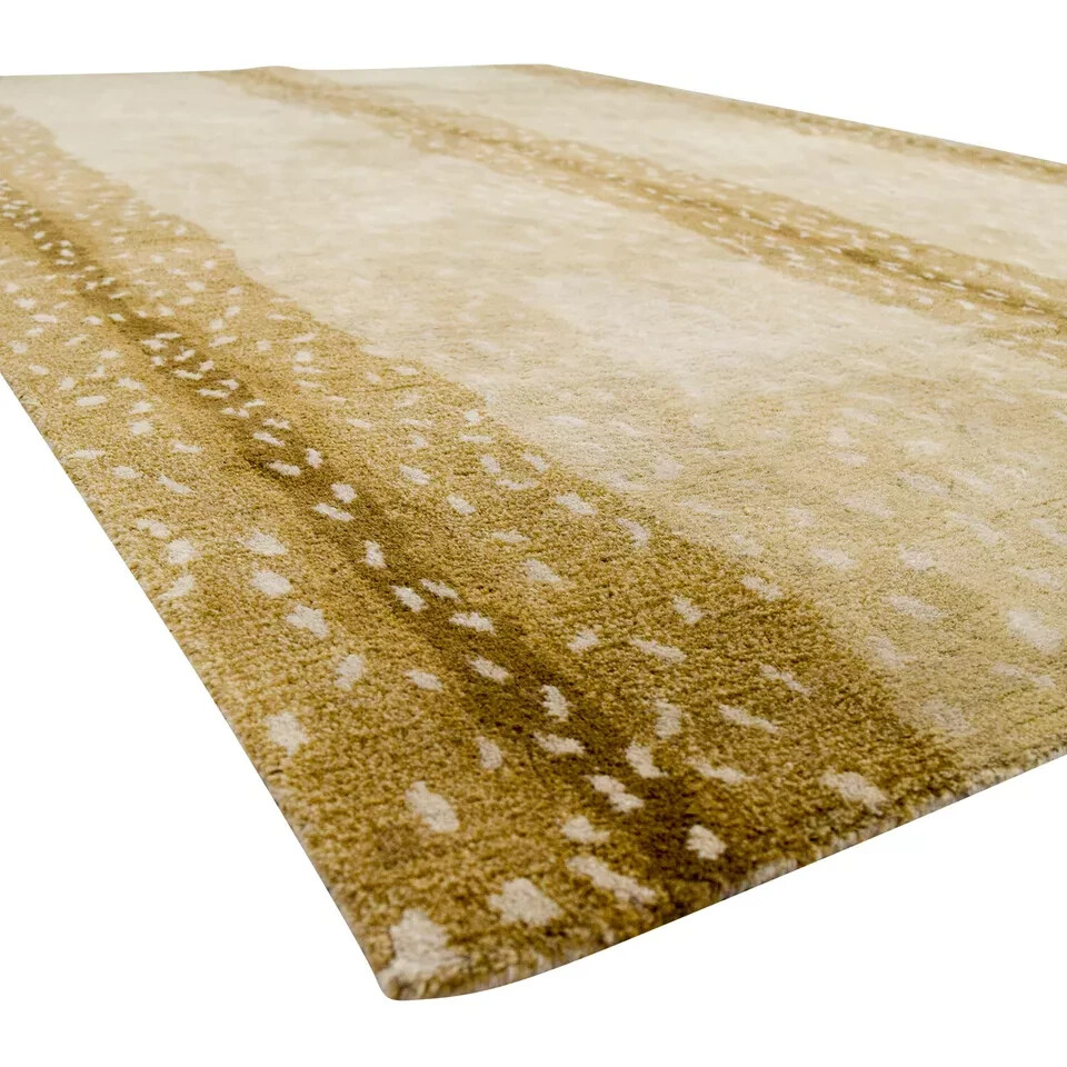 Ballard Design Modern 3x5 2.5x8 5X8 8x10 9x12 Antelope woolen area rug ...