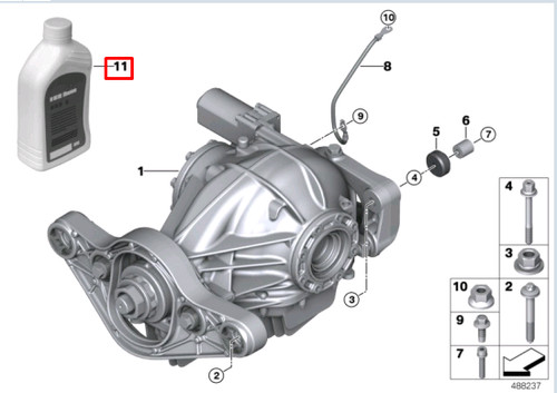 NEW BMW 2 COUPE M F87 FINAL-DRIVE GEAR OIL 1L 83222365988 ORIGINAL | eBay