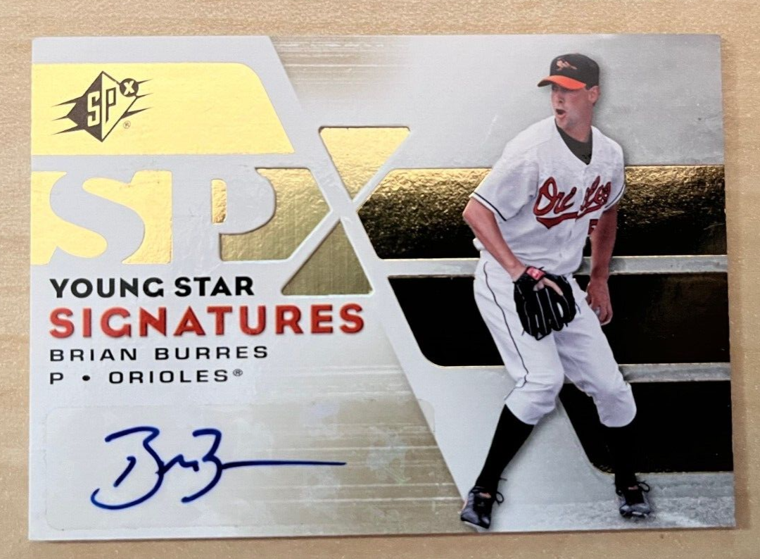 2008 SPx Brian Burres Autograph Rookie | eBay