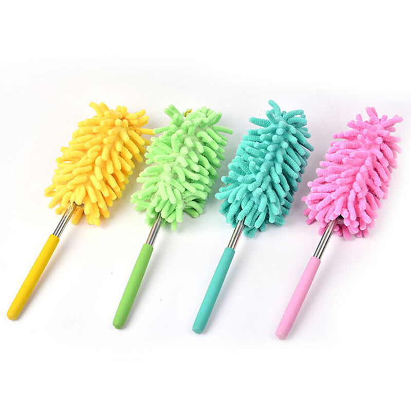 Extendable Bendable Soft Microfiber Duster Dusting Brush Cleaning Tool ...