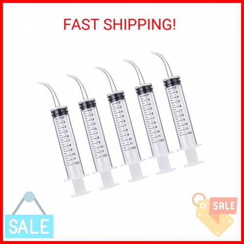 Wisdom Teeth Syringe, 5 Pack Irrigation Dental Syringes with Measure ...