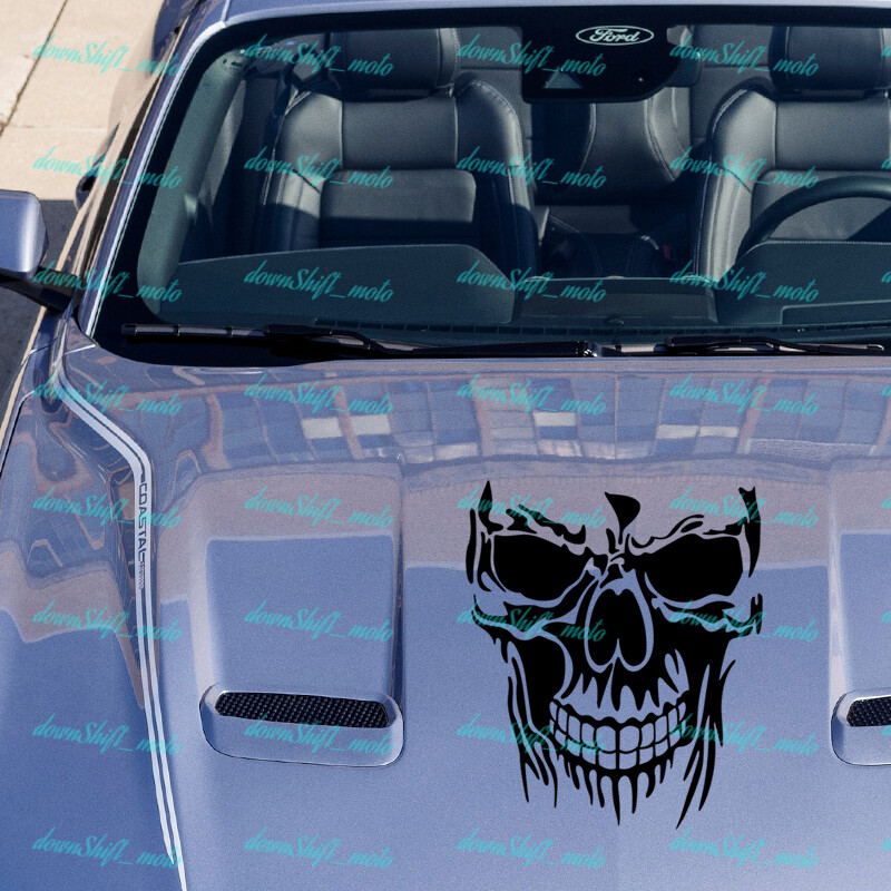 Evil Skull Sticker Scary Skeleton Decal Car Truck Window Vinyl skulls ...