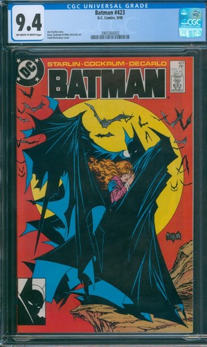 BATMAN #423 🌟 CGC 9.4 1ST PRINT 🌟 Todd McFarlane Cover DC Comic 1988 | eBay