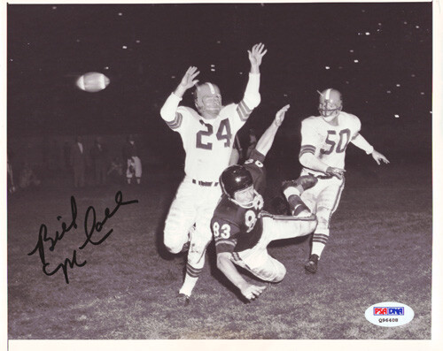 Bill McColl Autographed Signed 7x9 Photo Chicago Bears PSA/DNA #Q96408 ...