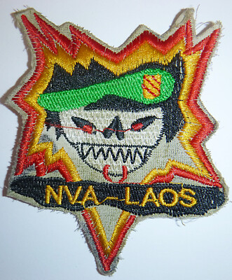 NVA / LAOS - Patch - Green Berets Black Ops - Shell Burst - Vietnam War ...