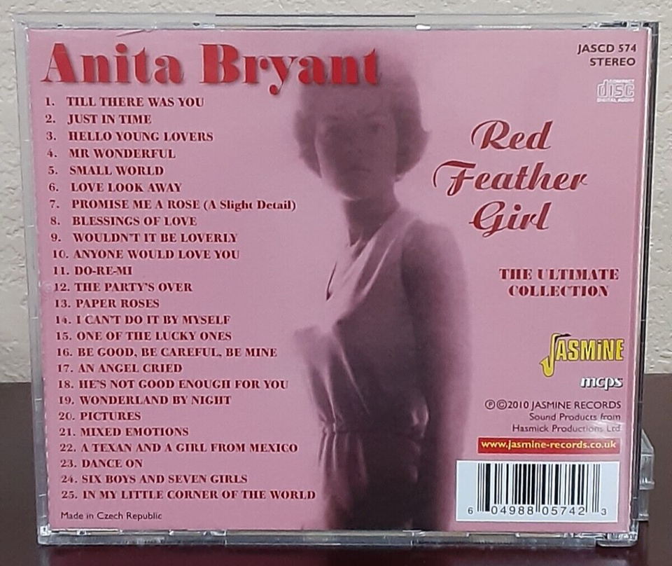 ANITA BRYANT ~ Red Feather Girl / The Ultimate Collection (Jasmine) CD ...