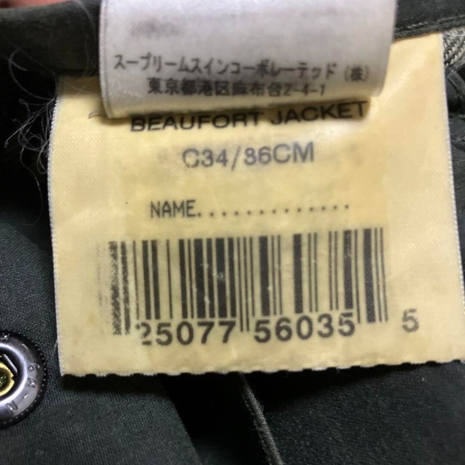 Barbour BEAUPFORT JACKET Men's Size C34 86CM Olive | eBay