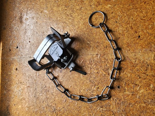 (6ct) Bridger #1 Coil Spring Foothold Traps Raccoon Fox Nuisance ...