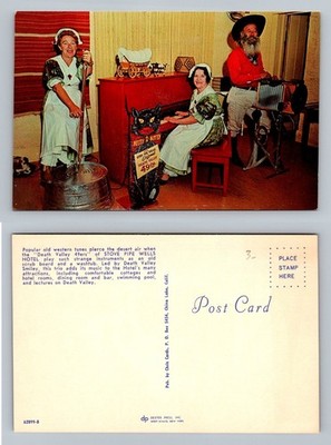 Death Valley, CA-California, Stove Pipe Wells 49ers Scene Card Vintage ...