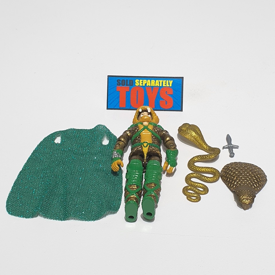 Vtg GI Joe SERPENTOR figure v1 COMPLETE original 1986 Air Charriot ...