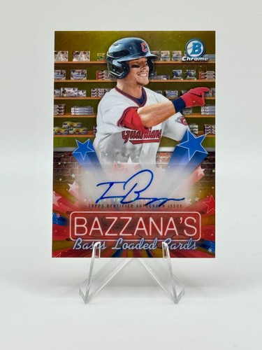 2025 Bowman Travis Bazzana Hobby Stars Auto Gold Refractor /50 #HSA-TB ...