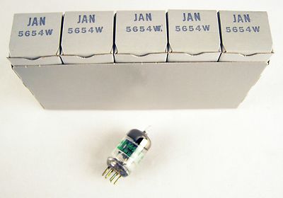 5 Pcs NOS GE JAN 5654W / 6AK5 - audio radio Preamp Tubes NIB | eBay