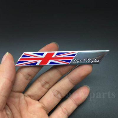 Aluminum UK England Flag Car Auto Body Side Trunk Decal Sticker Badge ...
