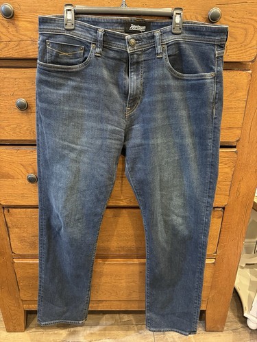 Revtown Jeans Mens 36x32 Blue Automatic Decade Denim Relaxed Straight ...