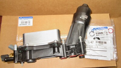 Mopar 68310865AF oil filter housing 2017-2018 V-6, 3.6L Challenger ...