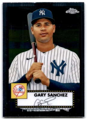 2021 Topps Chrome Platinum Anniversary #223 Gary Sanchez New York ...