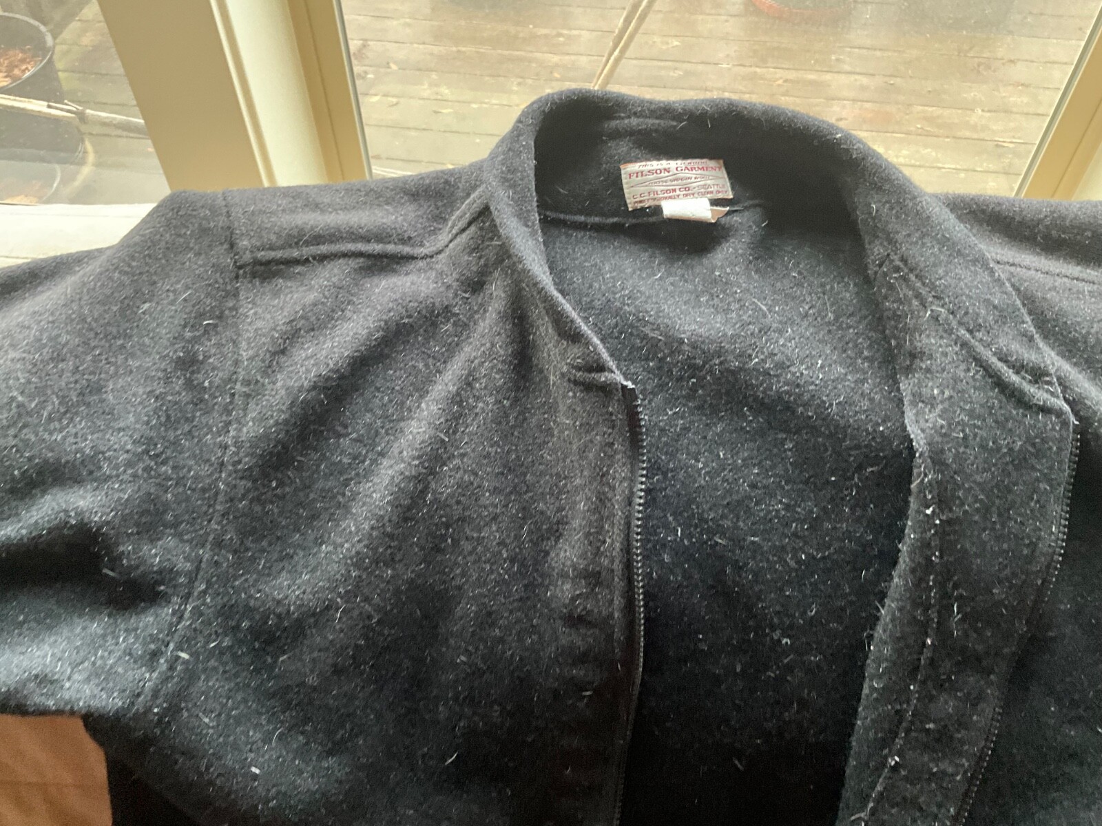 Filson Mackinaw Wool Jacket Liner size Large - Gem