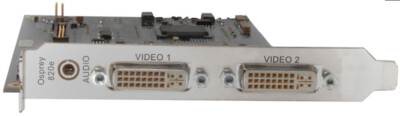 Osprey Video 95-00475-RST-AG 820e Dual DVI-I Capture Card with ...