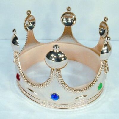 1 new KING CROWN novelty party hat mens crowns headwear dressup ...