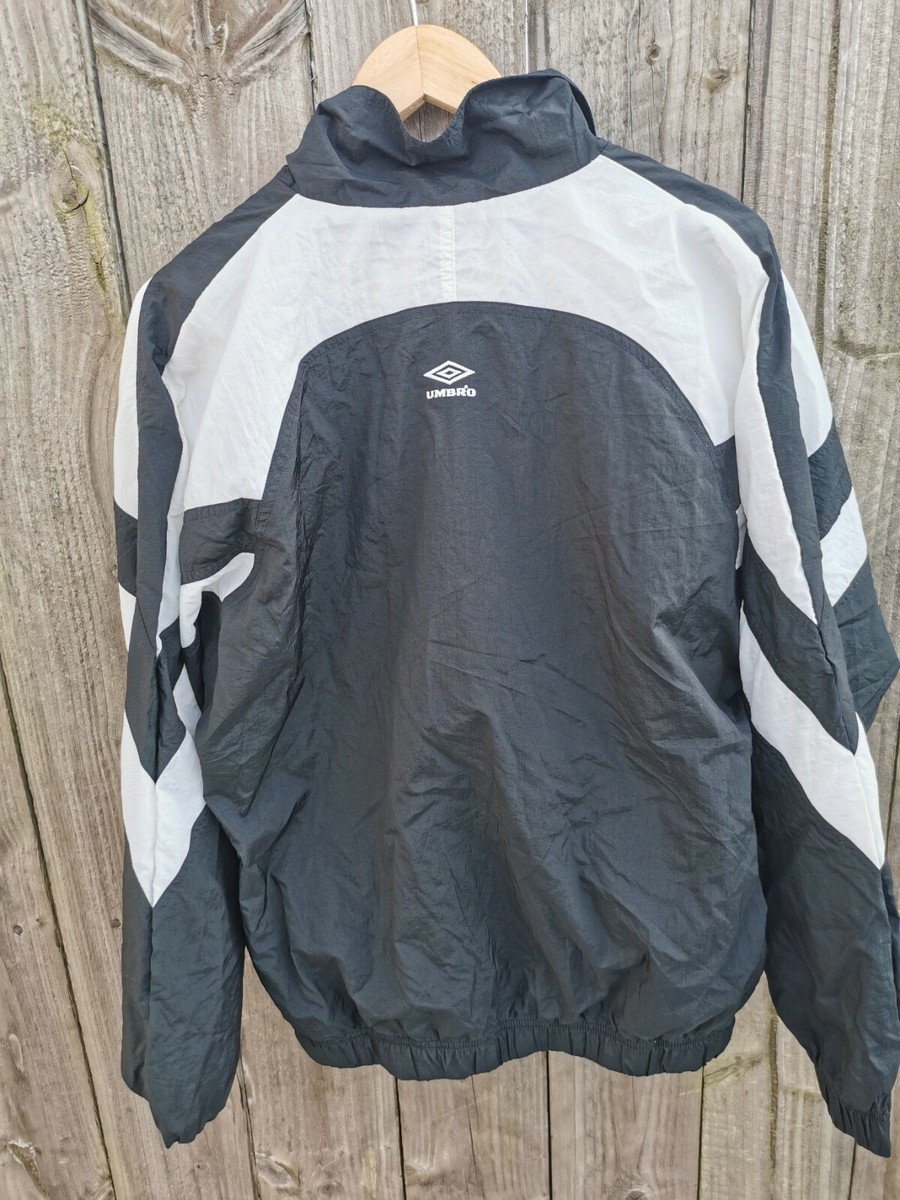90s vintage black & white UMBRO tracksuit top / jacket size 90s vintage black & white UMBRO tracksuit top / jacket size