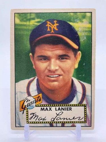 Max Lanier 1952 Topps #101 San Francisco Giants VG | eBay