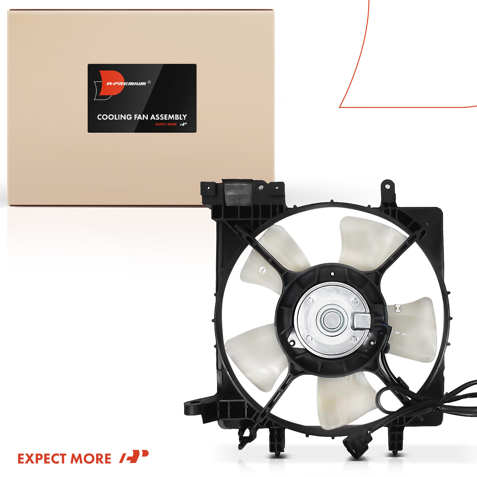 A-Premium Cooling Fan Assembly w/ Shroud for Subaru Outback 05-09 ...
