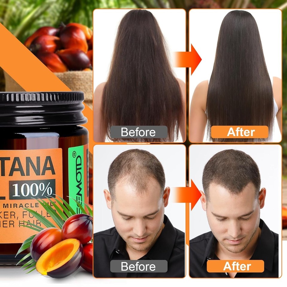 Raw Batana Oil for Hair Growth 100% Pure Organic Batana Hair Mask from ...