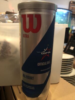 Wilson Ultra All Court Tennis Balls - 3 Ball Can WRT109500 | eBay