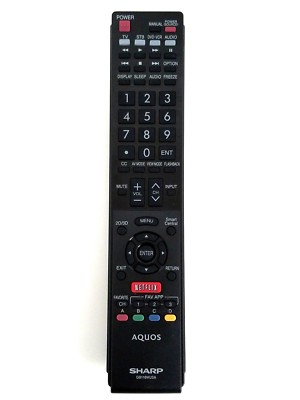 SHARP GB118WJSA TV Remote Control LC-80UQ17U LC-70UQ17U LC-60UQ17U LC ...