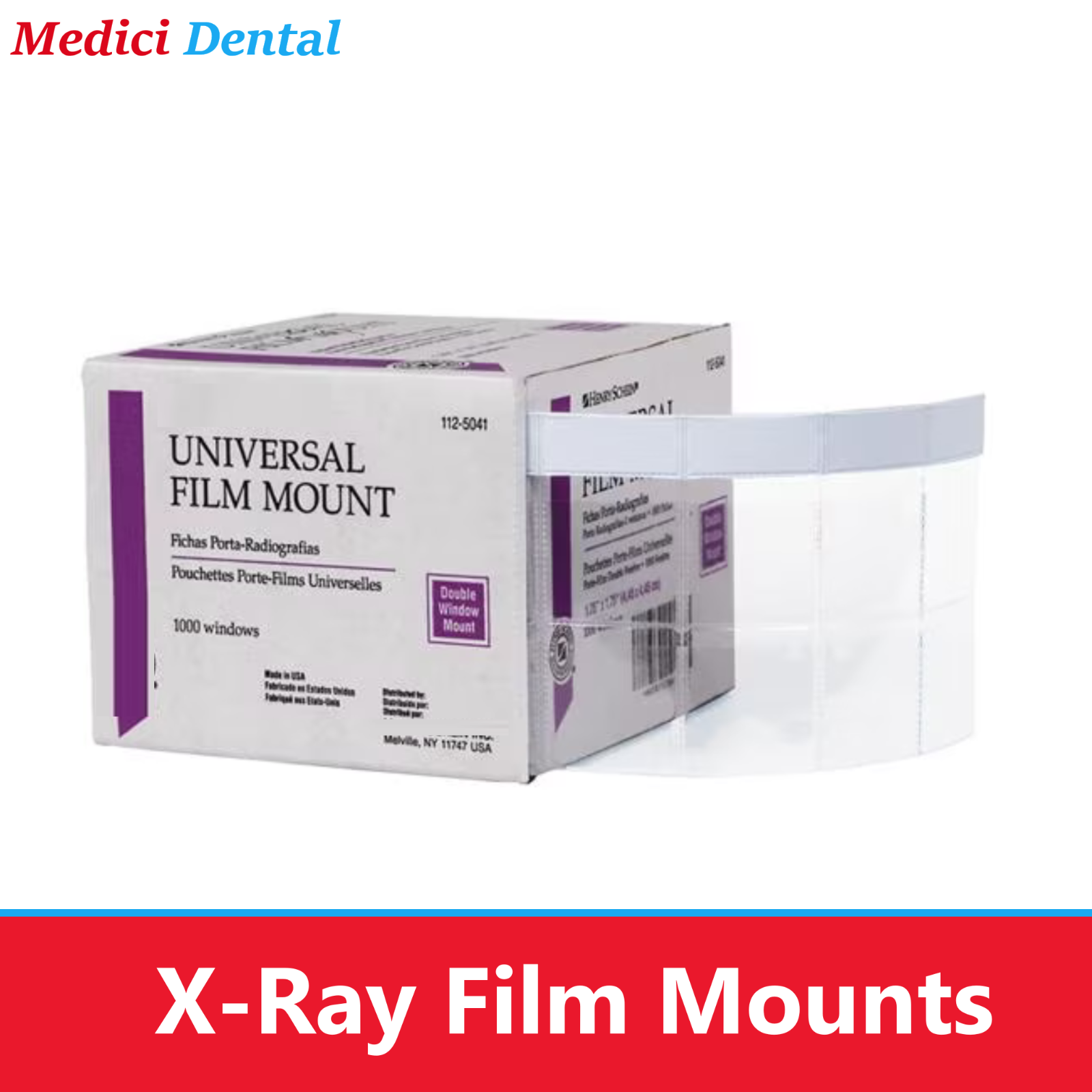 Dental Universal X-Ray Mounts 2-Window, Select and Cut Film Mounts ...